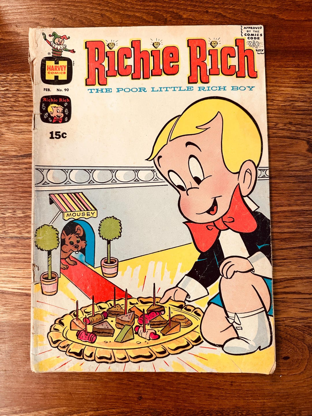 1969 Richie Rich the Poor Little Rich Boy Volume 1 90 February 1969 ...