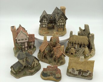 Mini Vintage Quartz Clock Memory Lane Cottages Made in England - Etsy