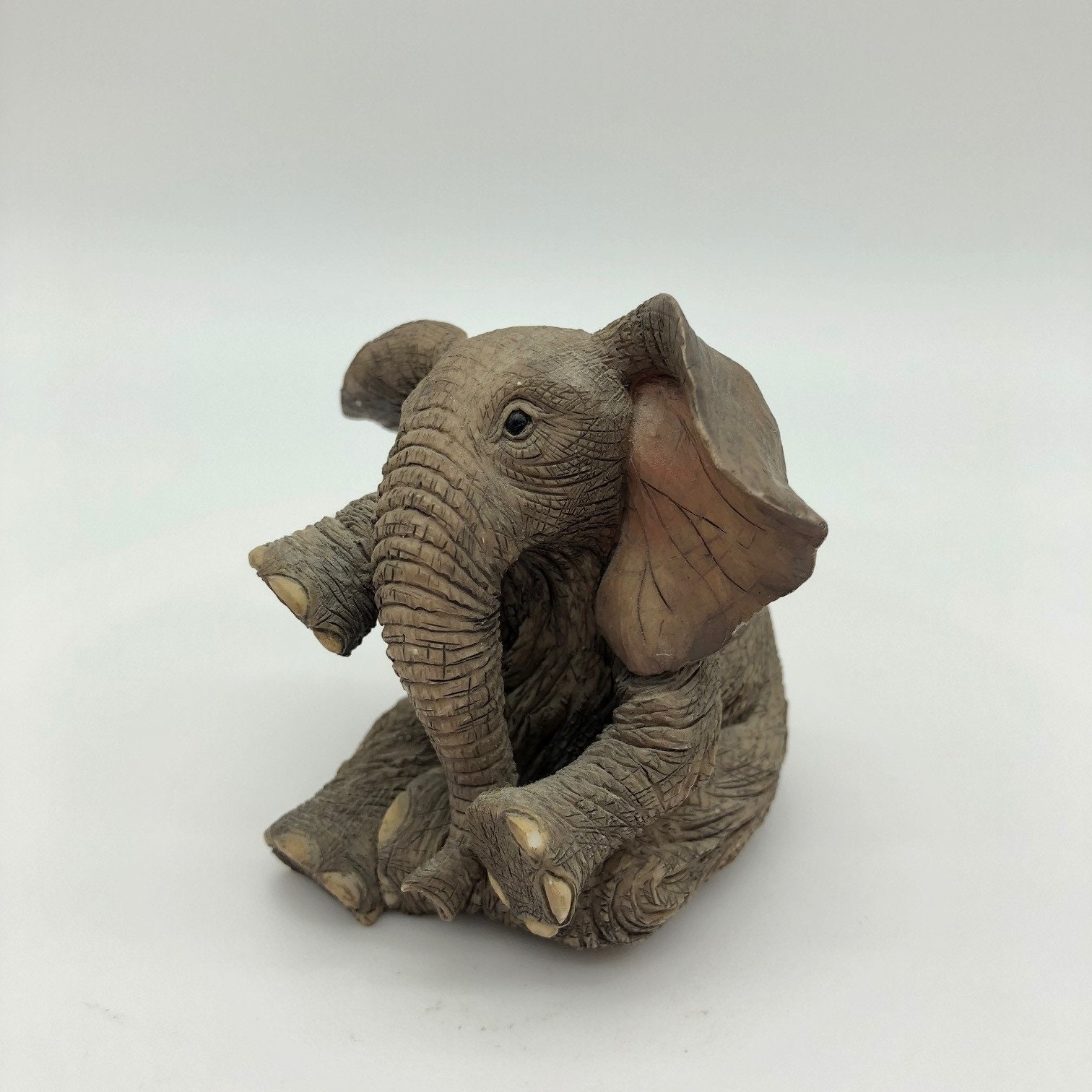 Vintage 1993 Paw Prints Elephant Figurine - Etsy