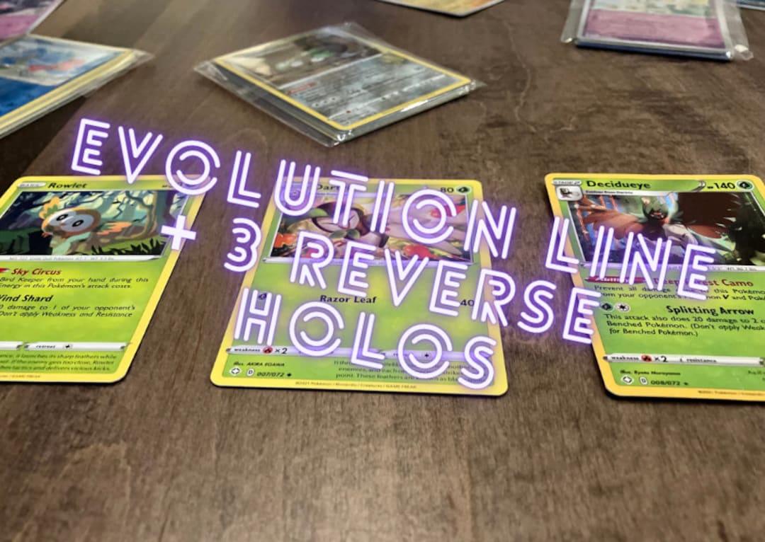 ALL NEW Pokemon Evolution Line Card Lot Pokemoncards, Pokemon Cards ...