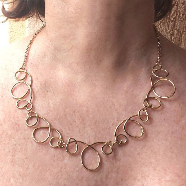 Wire Necklace - Etsy