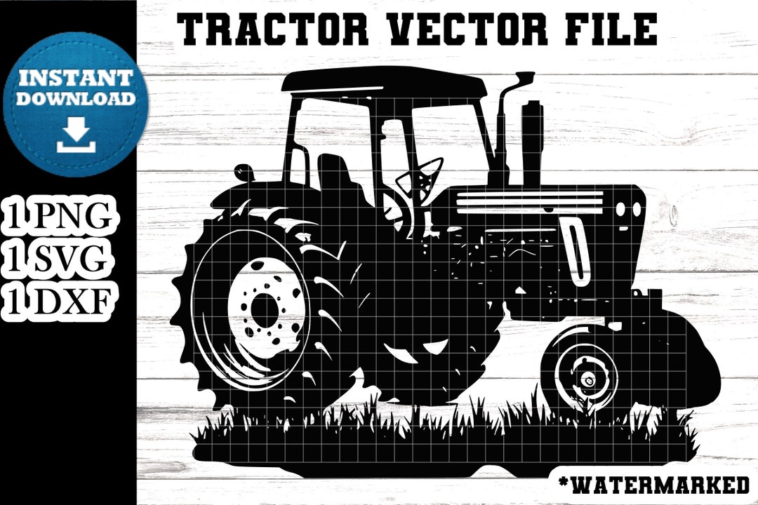 Tractor Svg Tractor Cutting File Farm Tractor Svg 3 Different Files of ...