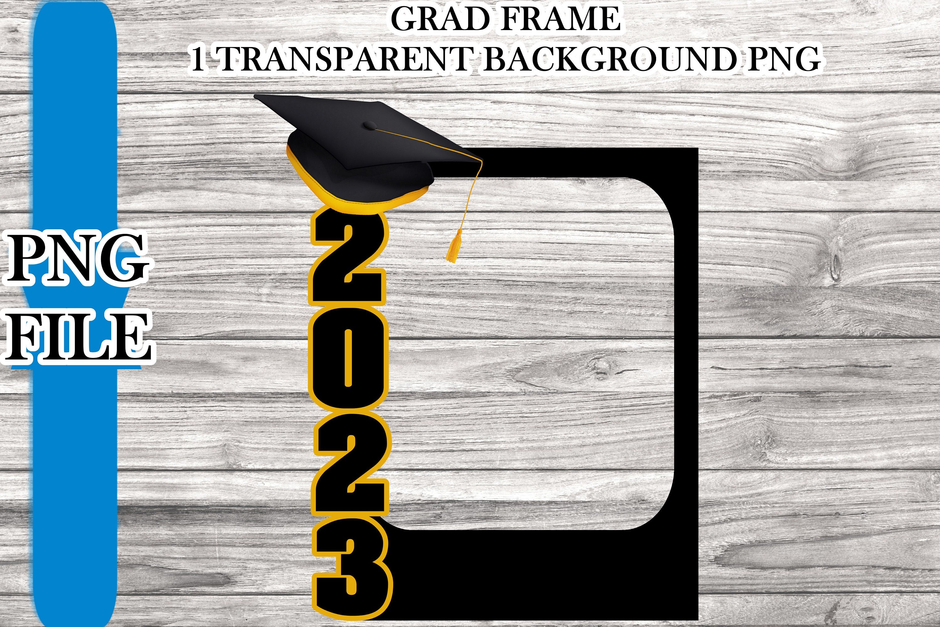 2023 Grad Photo Frame in Transparent Background .png Format - Etsy Canada