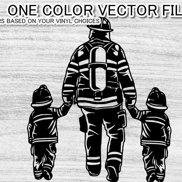 Firefighter Svg - Etsy