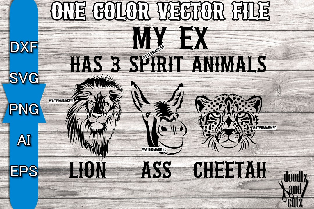 Buy Lion Ass Cheetah Divorce Svg Divorce Svg Cutting File Funny Spirit ...