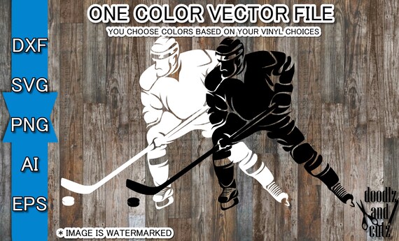 Hockey Player SVG 5 Files Types Included instant Download | Etsy