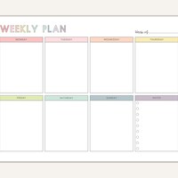 Weekly Planners - Etsy