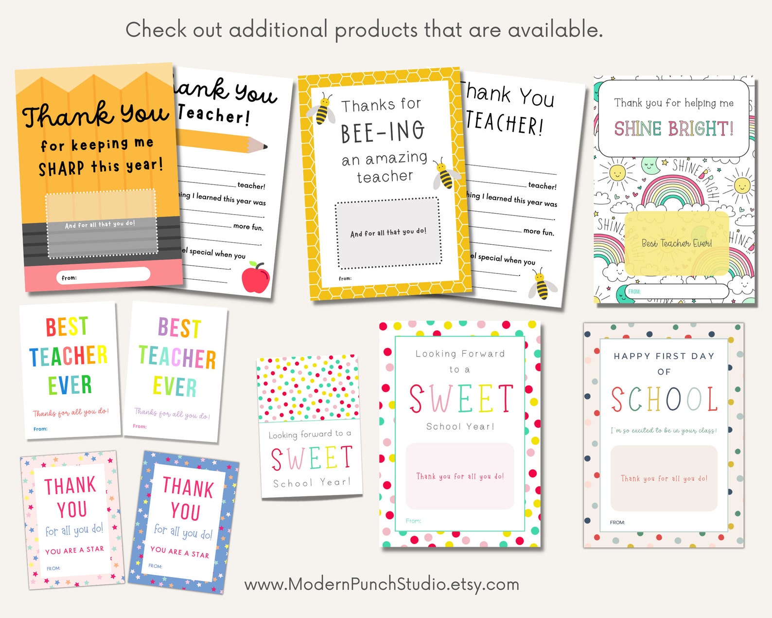 Teacher Appreciation PRINTABLE Gift Card Holder, All About Teacher, End ...