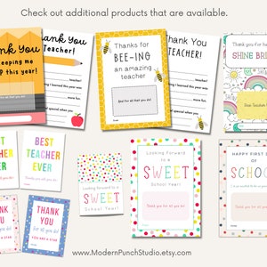 Teacher Appreciation PRINTABLE Gift Card Holder, All About Teacher, End ...