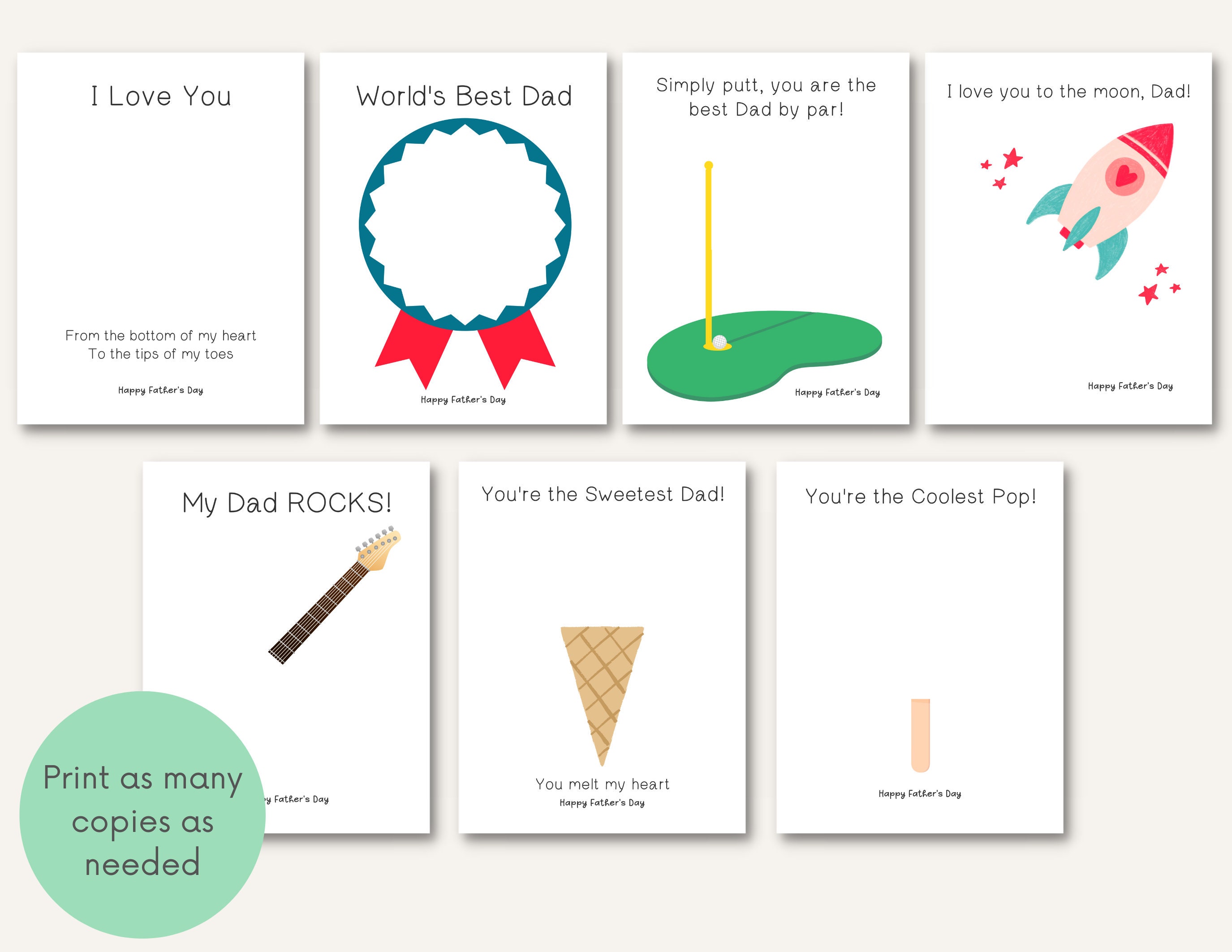 Father's Day Handprint Footprint Craft Bundle Fathers Day - Etsy