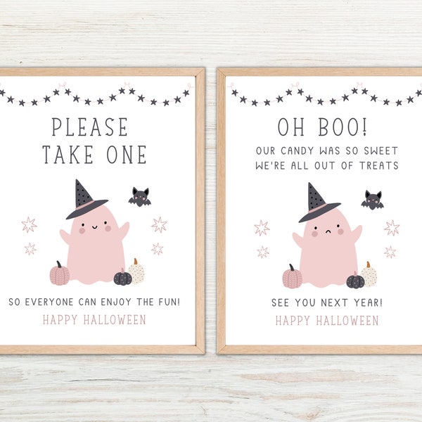 Halloween Candy Sign - Etsy