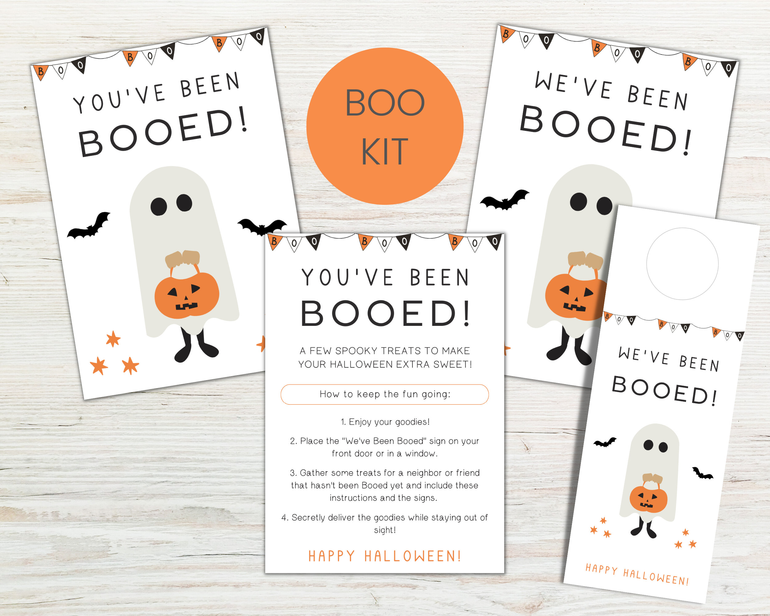 You've Been Booed Printable Youve Been Booed Kit - Etsy