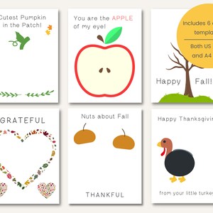Fall Handprint Craft Bundle, Thanksgiving Handprint Footprint Art ...