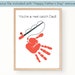 Father's Day Handprint Art Printable, You're a Reel Catch, Boating ...