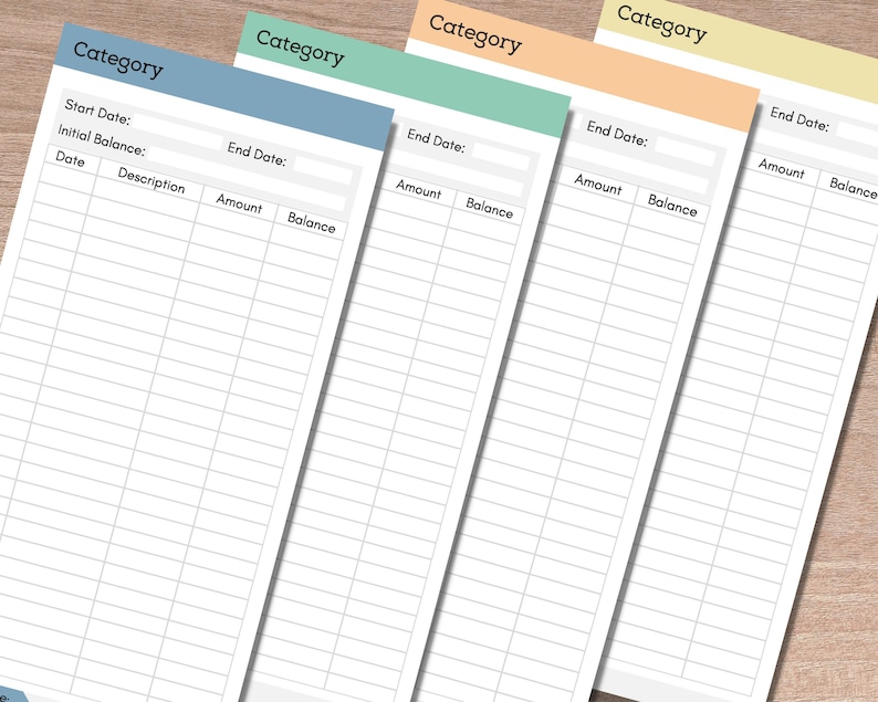 Cash Stuffing Cash Envelope Inserts Printable Cash Envelope - Etsy