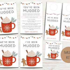 You've Been Mugged Christmas Printable, We've Been Mugged Neighborhood ...