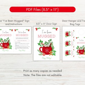 You've Been Mugged Coworker Printable, I've Been Mugged Office Game ...