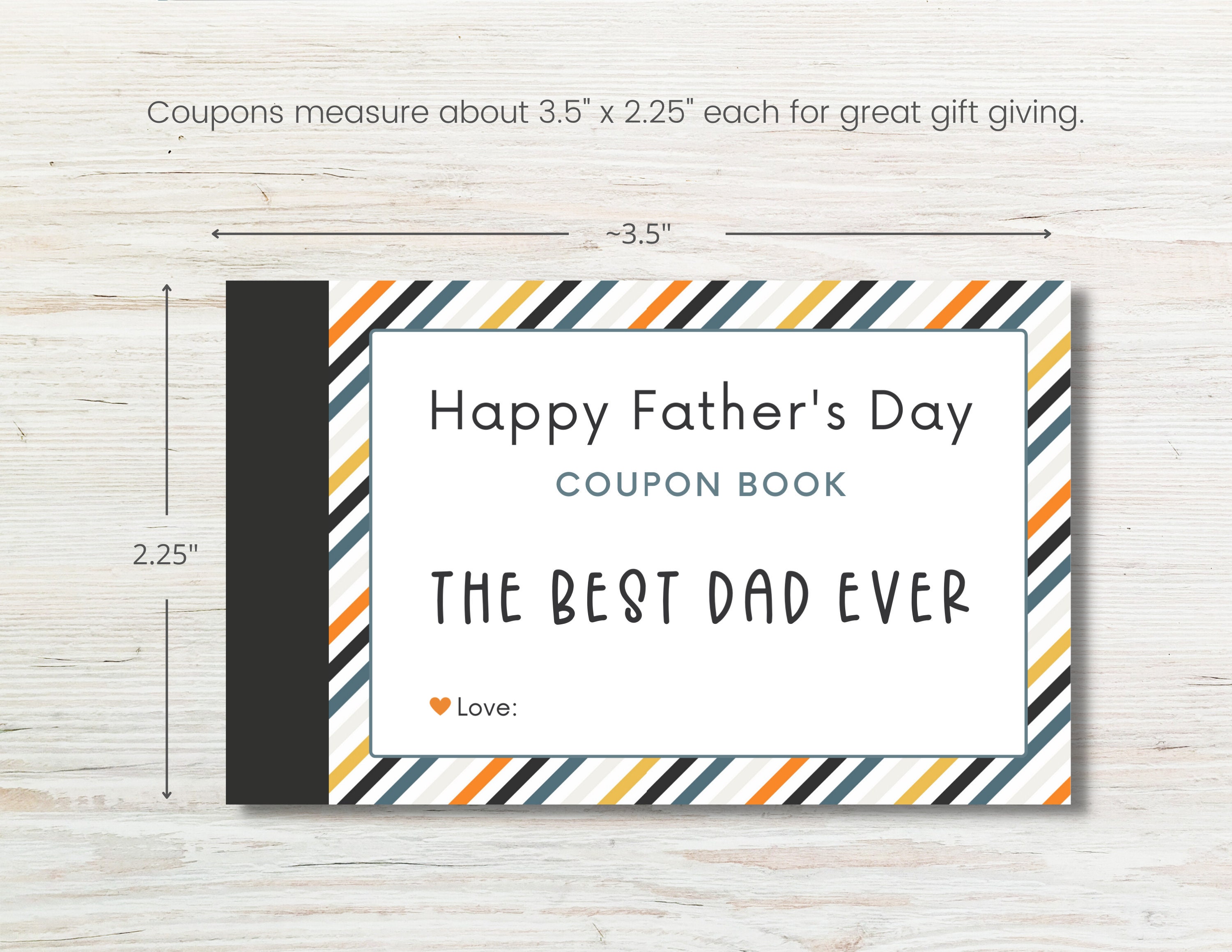 Father's Day Coupon Book Father's Day Coupons - Etsy