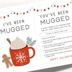 You've Been Mugged Office Printable, I've Been Mugged Coworker Game ...