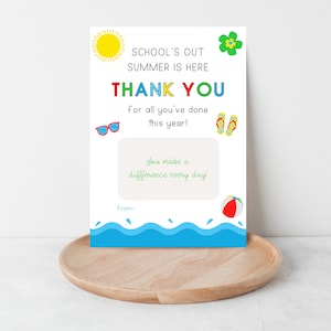 Teacher Appreciation PRINTABLE Gift Card Holder, All About Teacher, End ...