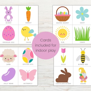 Easter Scavenger Hunt for Kids Printable, Indoor Treasure Hunt With ...