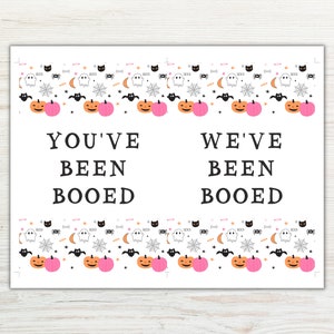 You've Been Booed Printable, You've Been Booed Kit, Halloween Tags ...