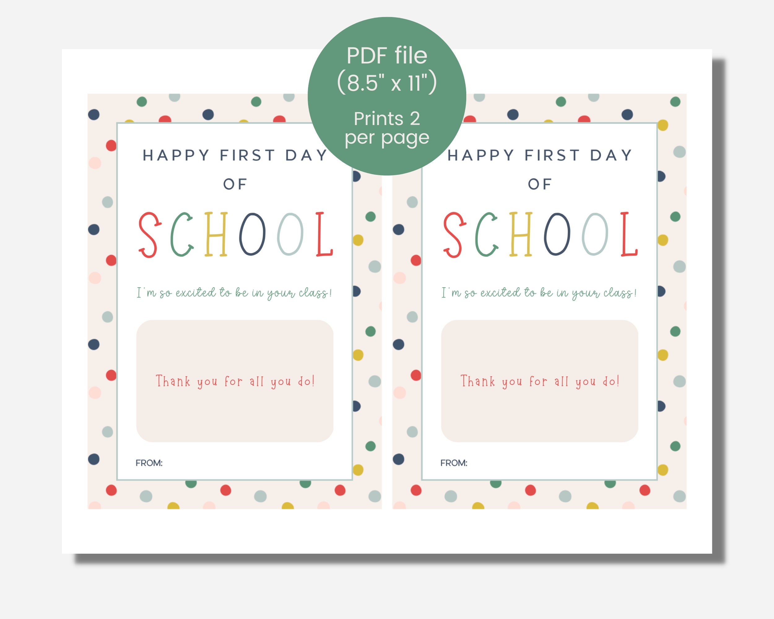 Back to School Gift Card Holder First Day of School Card - Etsy