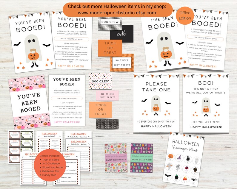 I've Been Booed Coworker Game I've Been Booed at Work - Etsy