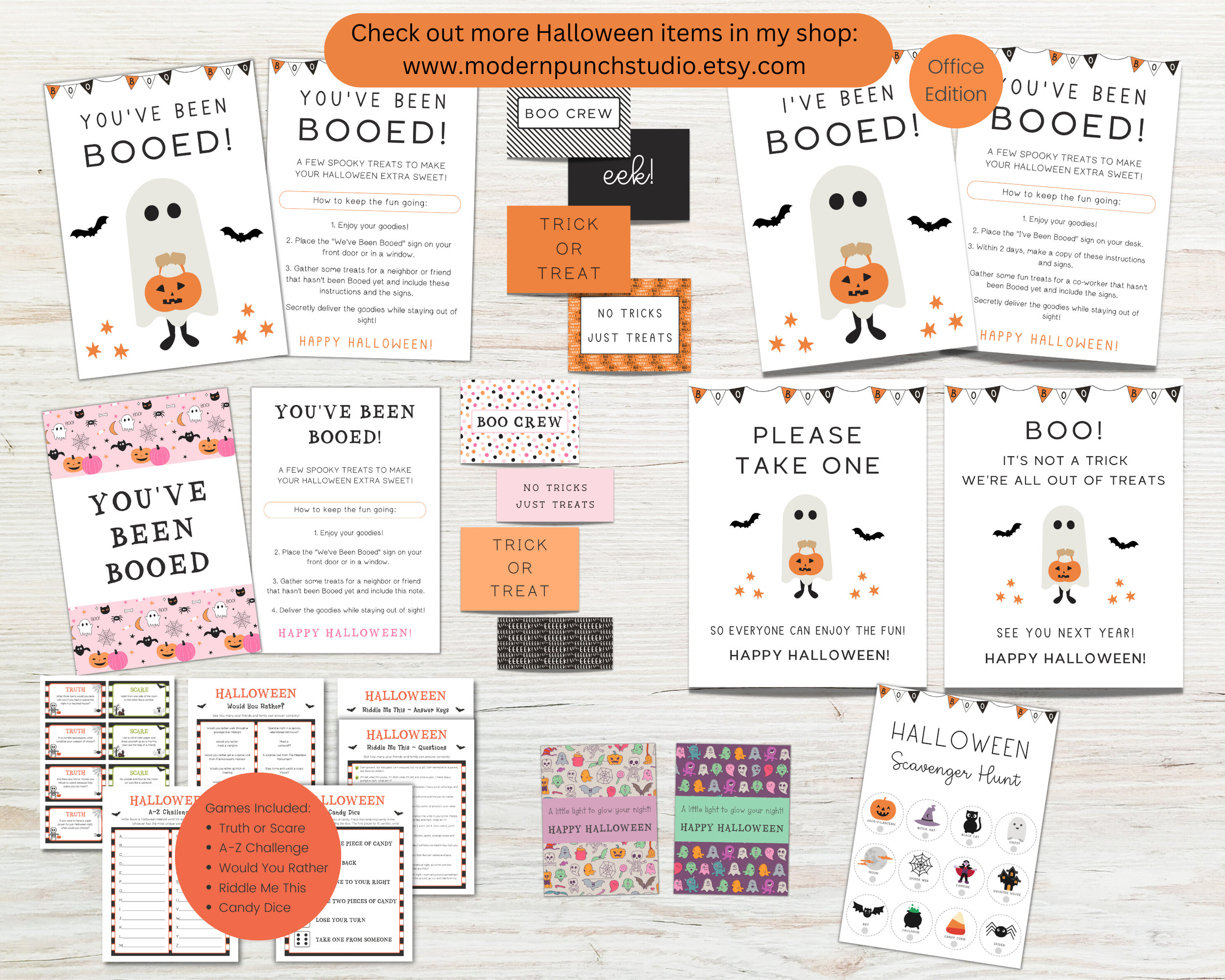 I've Been Booed Coworker Game I've Been Booed at Work - Etsy