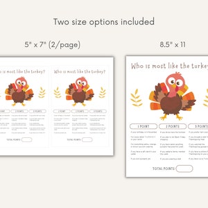 Thanksgiving Game Printable, Family Thanksgiving Game, Autumn Game ...
