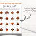 Turkey Scavenger Hunt Game for Kids, Thanksgiving Treasure Hunt, Turkey ...