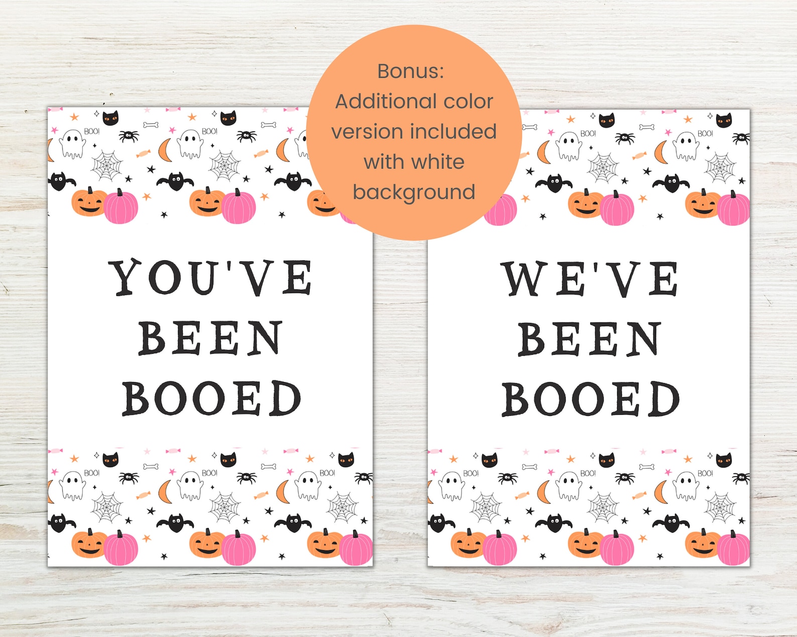 You've Been Booed Printable You've Been Booed Kit - Etsy