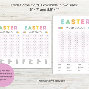 Easter Games Bundle Printable, Easter Family Games, Easter Party Games ...