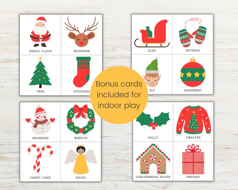 Christmas Scavenger Hunt Printable Holiday Family Activity - Etsy