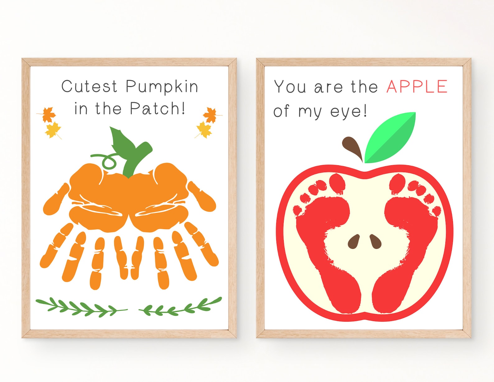 Fall Handprint Crafts For Toddlers