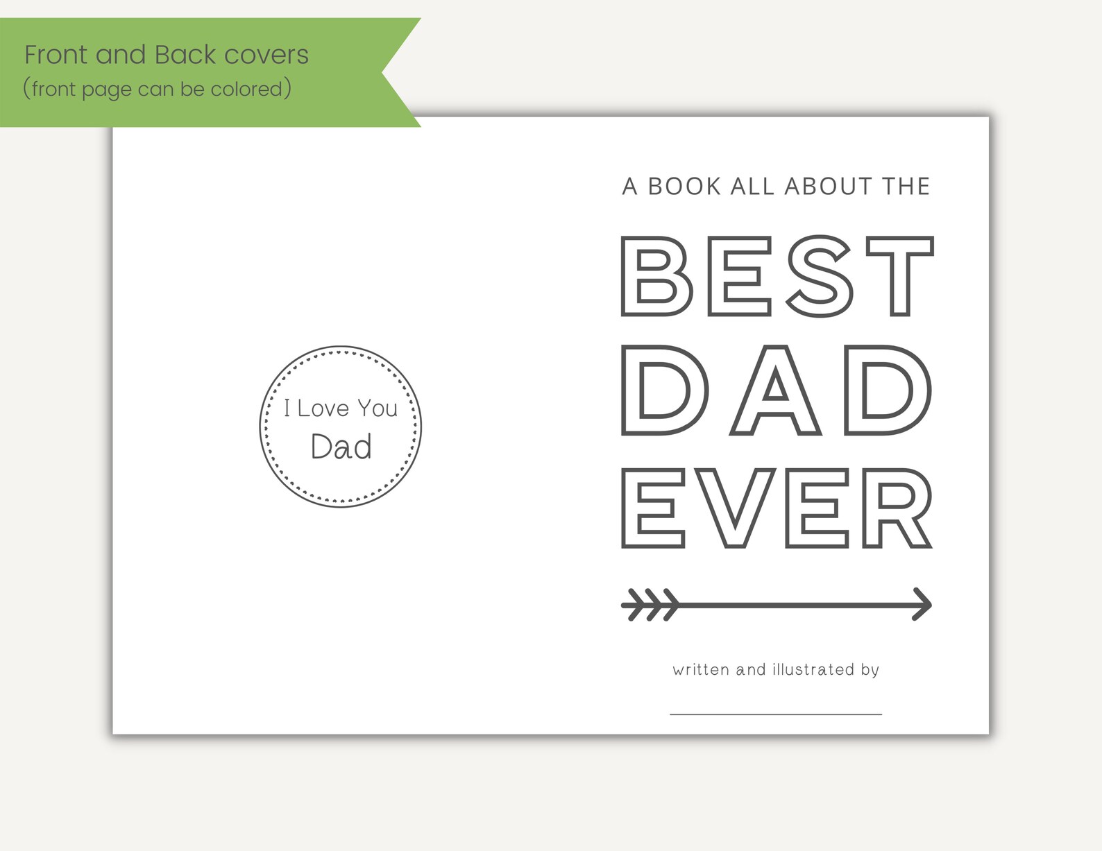 All About My Dad Printable Book Fathers Day Questionnaire - Etsy