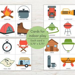 Camping Scavenger Hunt for Kids Printable, Hiking Scavenger Hunt, Camp ...