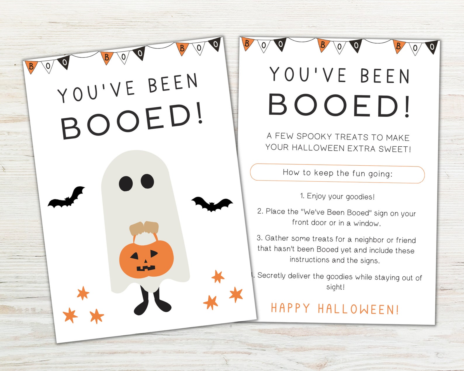 You've Been Booed Printable Youve Been Booed Kit - Etsy