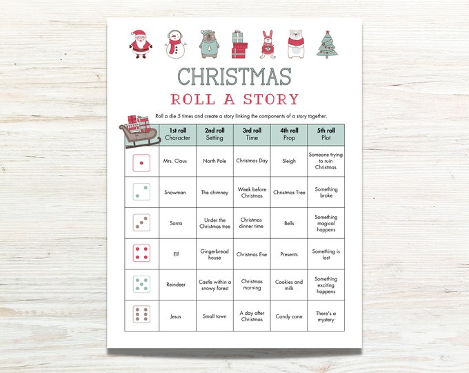 Story Elements Dice Game With Graphic Organizer | Roll a Story | Story ...
