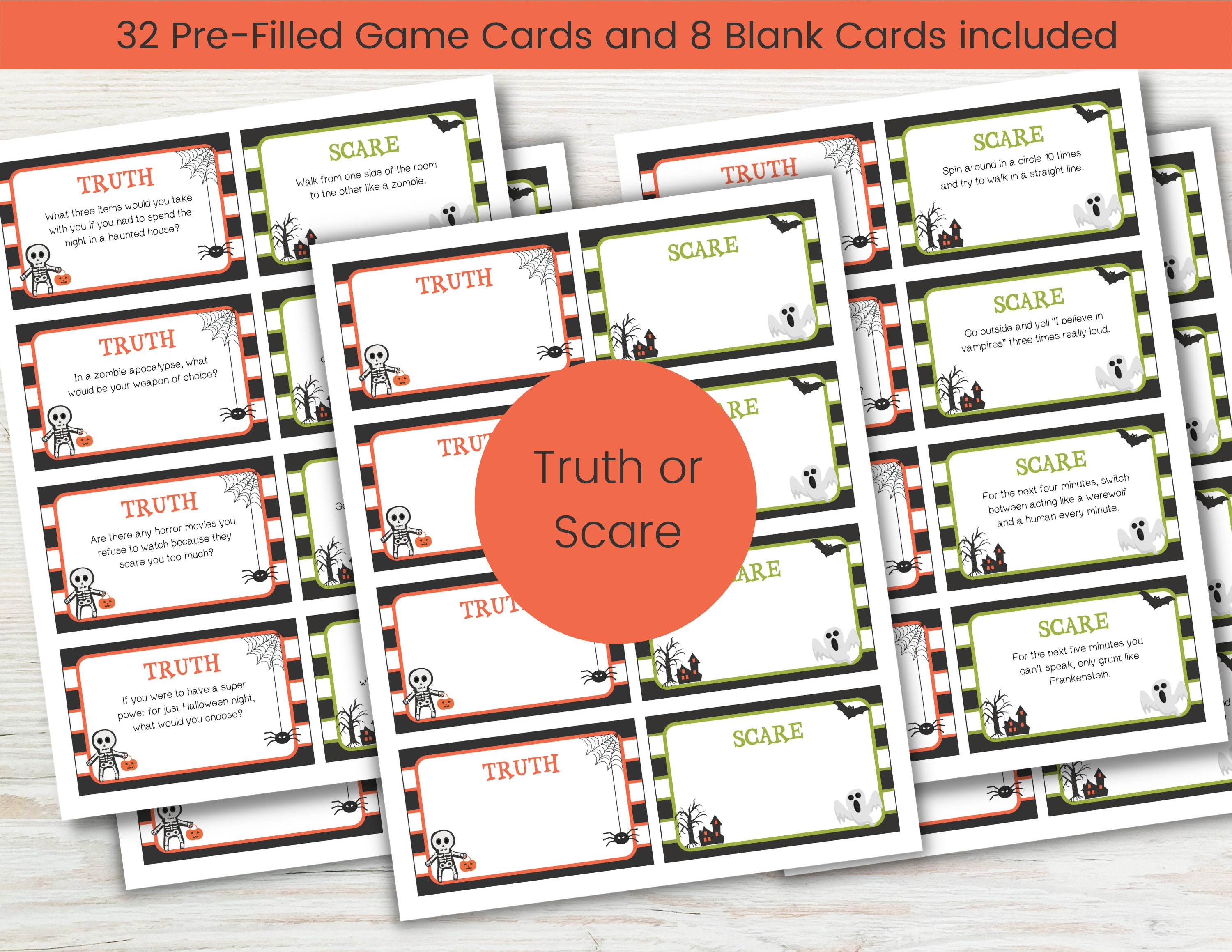 Halloween Game Bundle Printable Halloween Party Games - Etsy