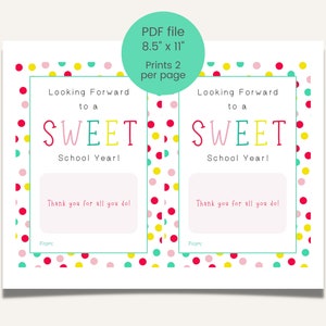 First Day of School Gift Card Holder Printable, Back to School Card ...