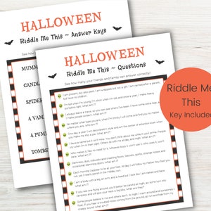 Halloween Game Bundle Printable, Halloween Party Games, Virtual ...