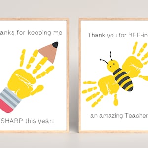 Teacher Appreciation Handprint Art, Handprint Teacher Appreciation Card ...