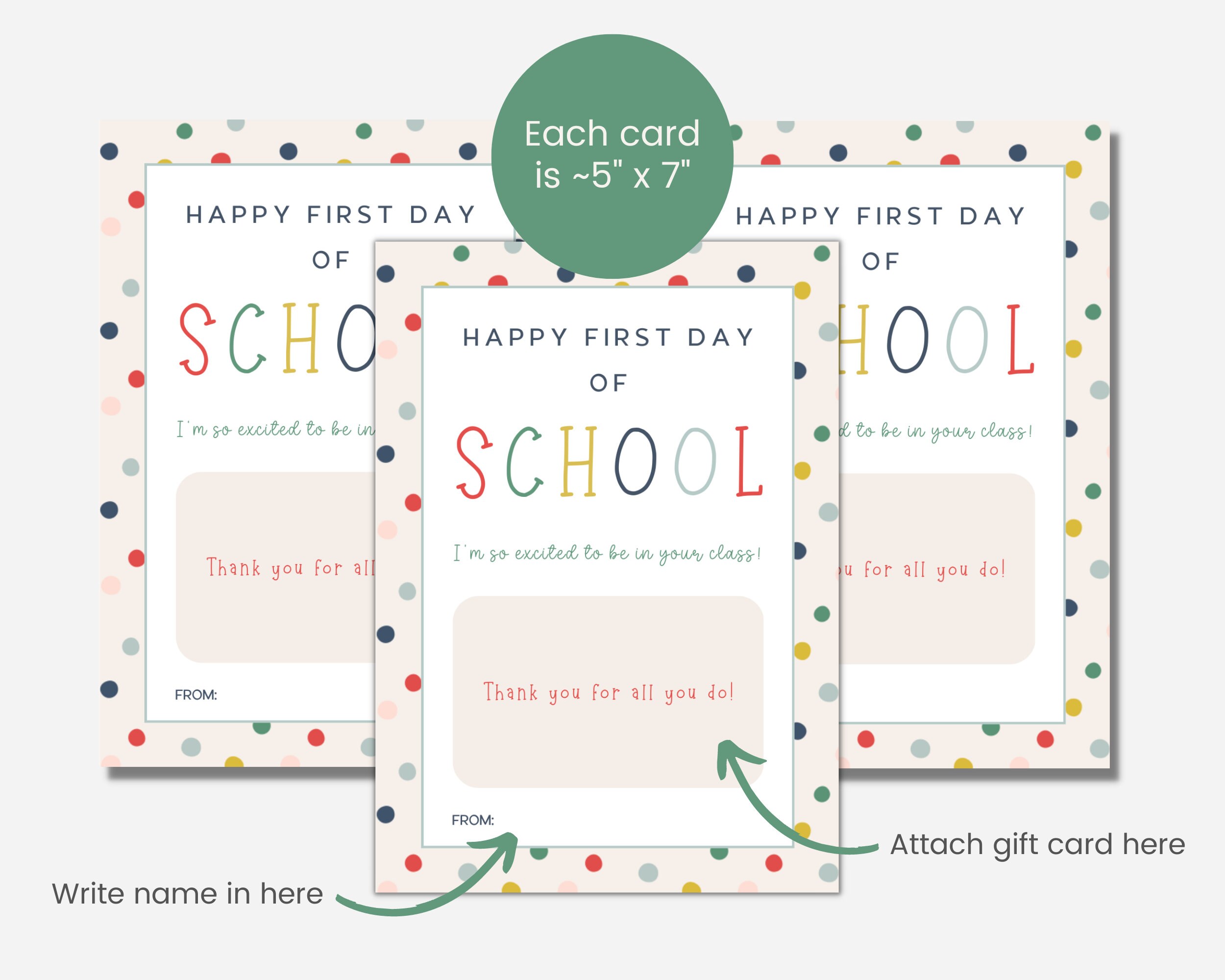 Back to School Gift Card Holder First Day of School Card - Etsy