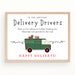 Delivery Driver Snack Sign, Delivery Driver Thank You, Take a Treat ...