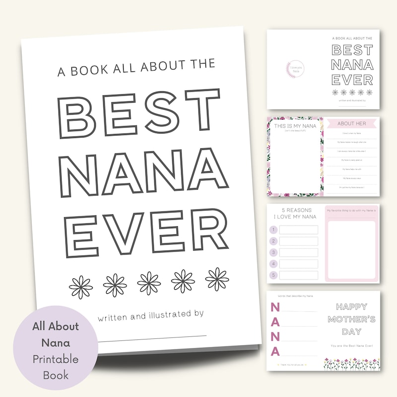 Nana Mothers Day - Etsy