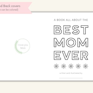 All About My Mom Printable Book, Mother's Day Questionnaire, Mom ...