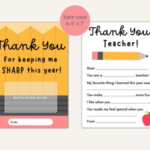 Teacher Appreciation PRINTABLE Gift Card Holder End of Year - Etsy