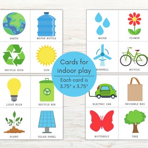 Earth Day Scavenger Hunt Printable With Cards, Earth Day Activities for ...