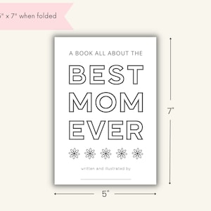All About My Mom Printable Book, Mother's Day Questionnaire, Mom ...